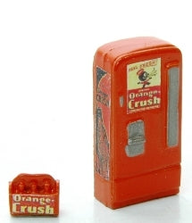 JL Innovative Design 743 HO Scale Custom Orange Crush Soda Machine wit ...