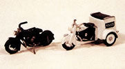 JL Innovative Design 903 HO Scale Classic 1947 Motorcycles Kit 1 Bike ...