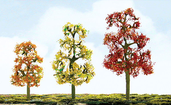 JTT 92063 Sycamore Autumn Premium Trees HO Scale, 2 Pack — White Rose ...