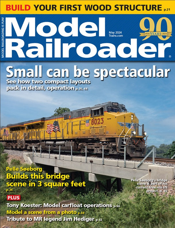 Kalmbach Model Railroader May 2024 — White Rose Hobbies