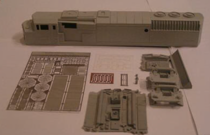 Kaslo Shops HO Scale CN SD60F HL-7 Undecorated Resin Shell Kit - NOS ...
