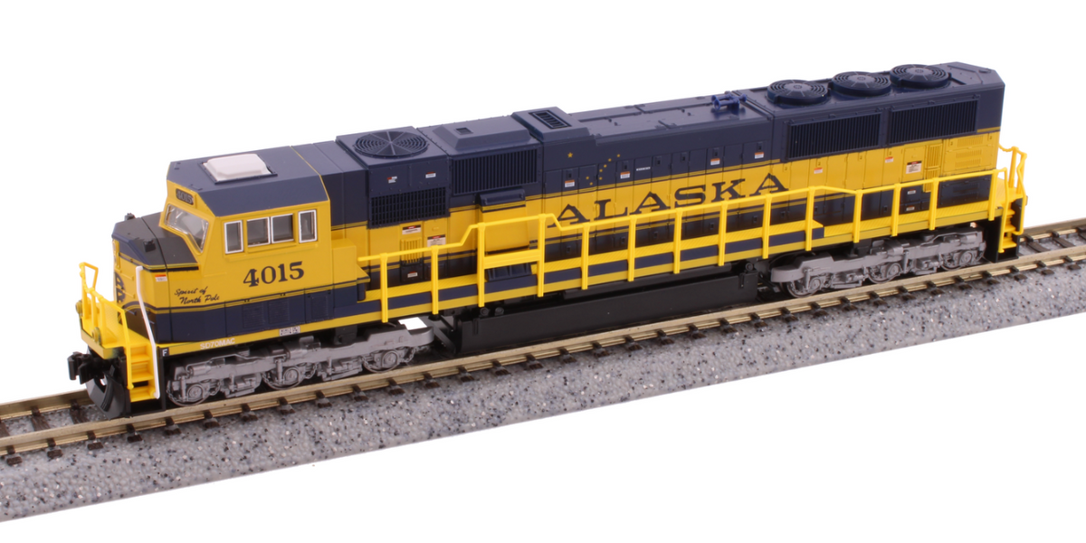 Kato 176-6411DCC N Scale EMD SD70MAC Alaska ARR 4015 with DCC (Spirit ...