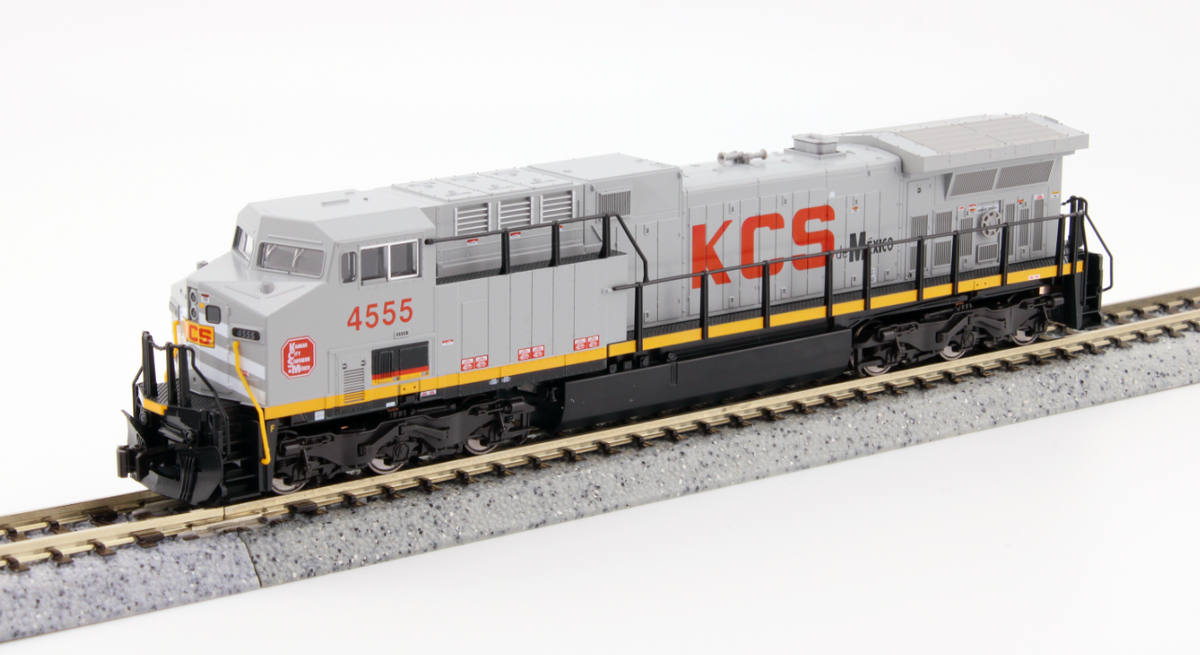 Kato 176-7046 N Scale GE AC4400CW Diesel KCS de Mexico 4555 - DC — White Rose Hobbies