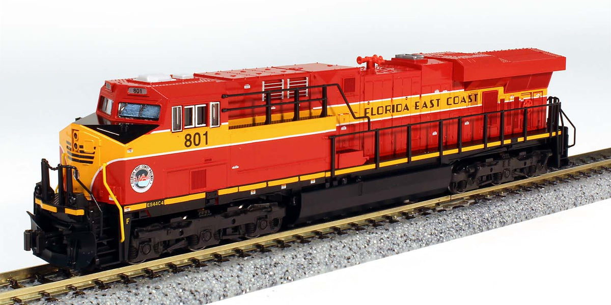 KATO 176-8946 N Scale GE ES44AC GEVO Diesel Florida East Coast FEC 801 — White Rose Hobbies