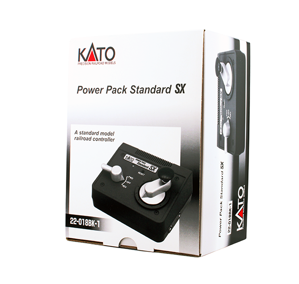 Kato 22-018-BK-1 UniTrack Power Pack Standard SX (Black) — White Rose Hobbies