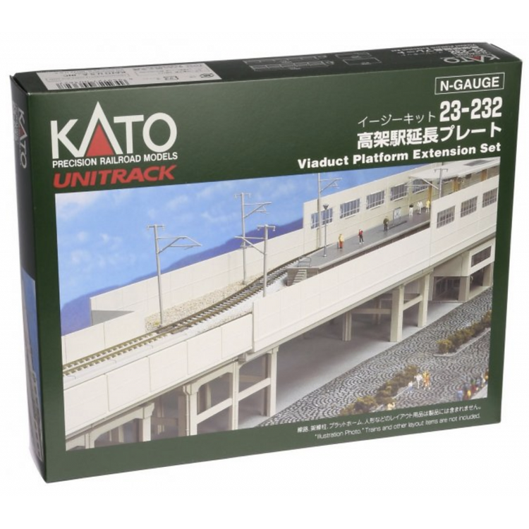 Kato 23-232 N Scale Viaduct Platform Extension Set — White Rose Hobbies