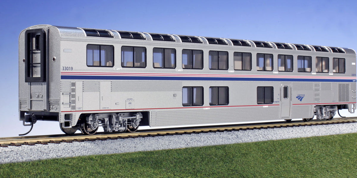 Kato 35-6065 HO Scale Amtrak Superliner I Lounge Dome Phase IV 33014 ...
