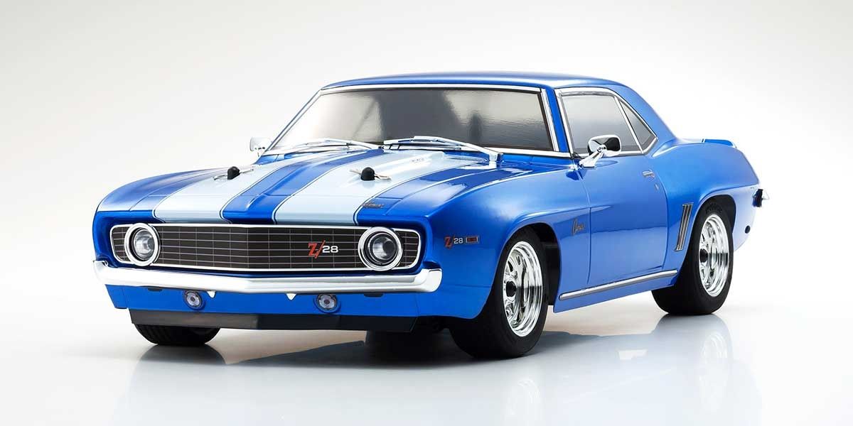 Kyosho 34418T1C 1/10 RTR 4WD FAZER 1969 Chevy Camaro Z28 Le Mans Blue ...