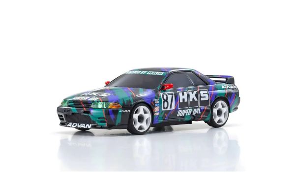 Kyosho MZP482HK ASC HKS Skyline (R32 GT-R) 1993 #87 Body — White Rose ...