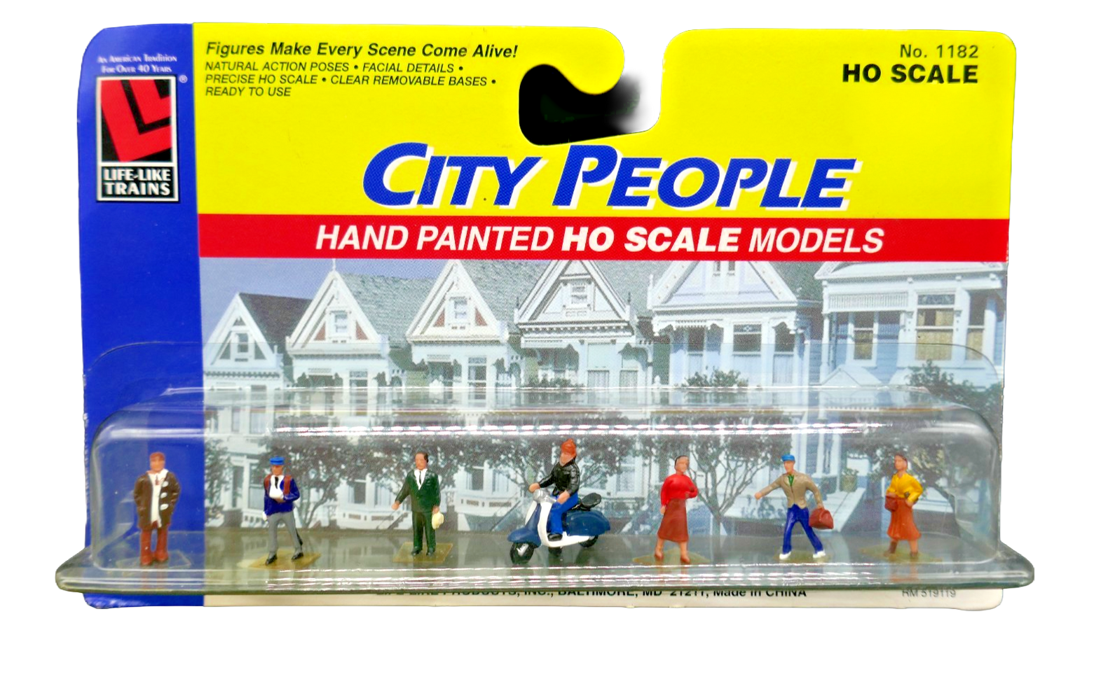 Life-Like SceneMaster 1182 HO Scale City People Figures — White Rose ...