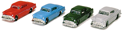 Life-Like SceneMaster 1658 HO Scale Vintage 1950's American Automobile ...
