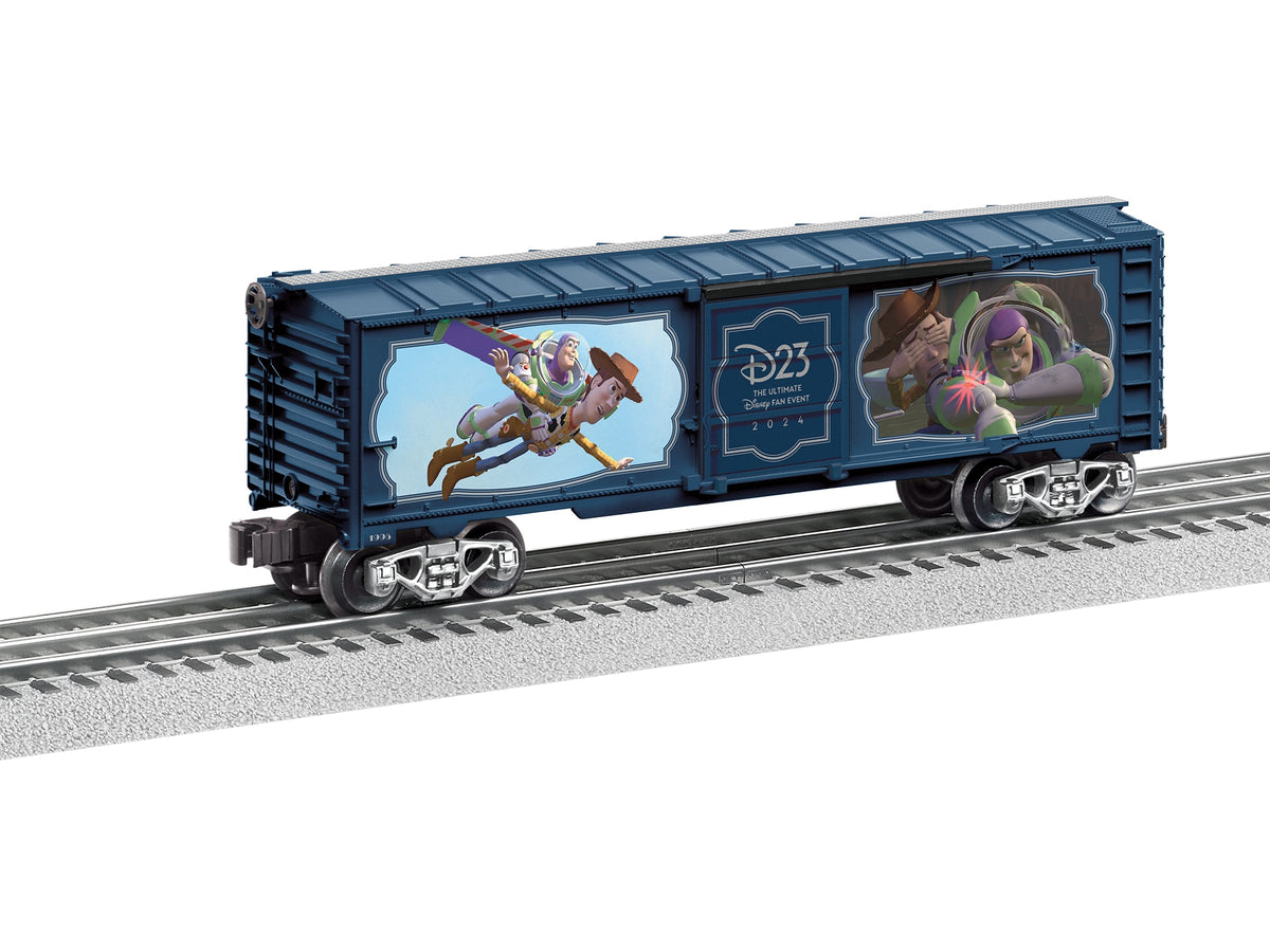 Lionel 2401563 O Gauge Boxcar Disney's D23 Toy Story Boxcar — White ...