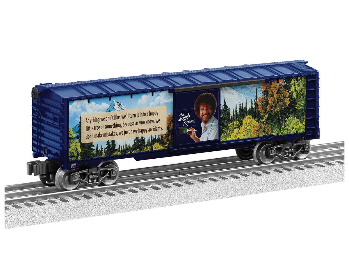 Lionel 2428220 O Gauge Bob Ross Sound Boxcar — White Rose Hobbies