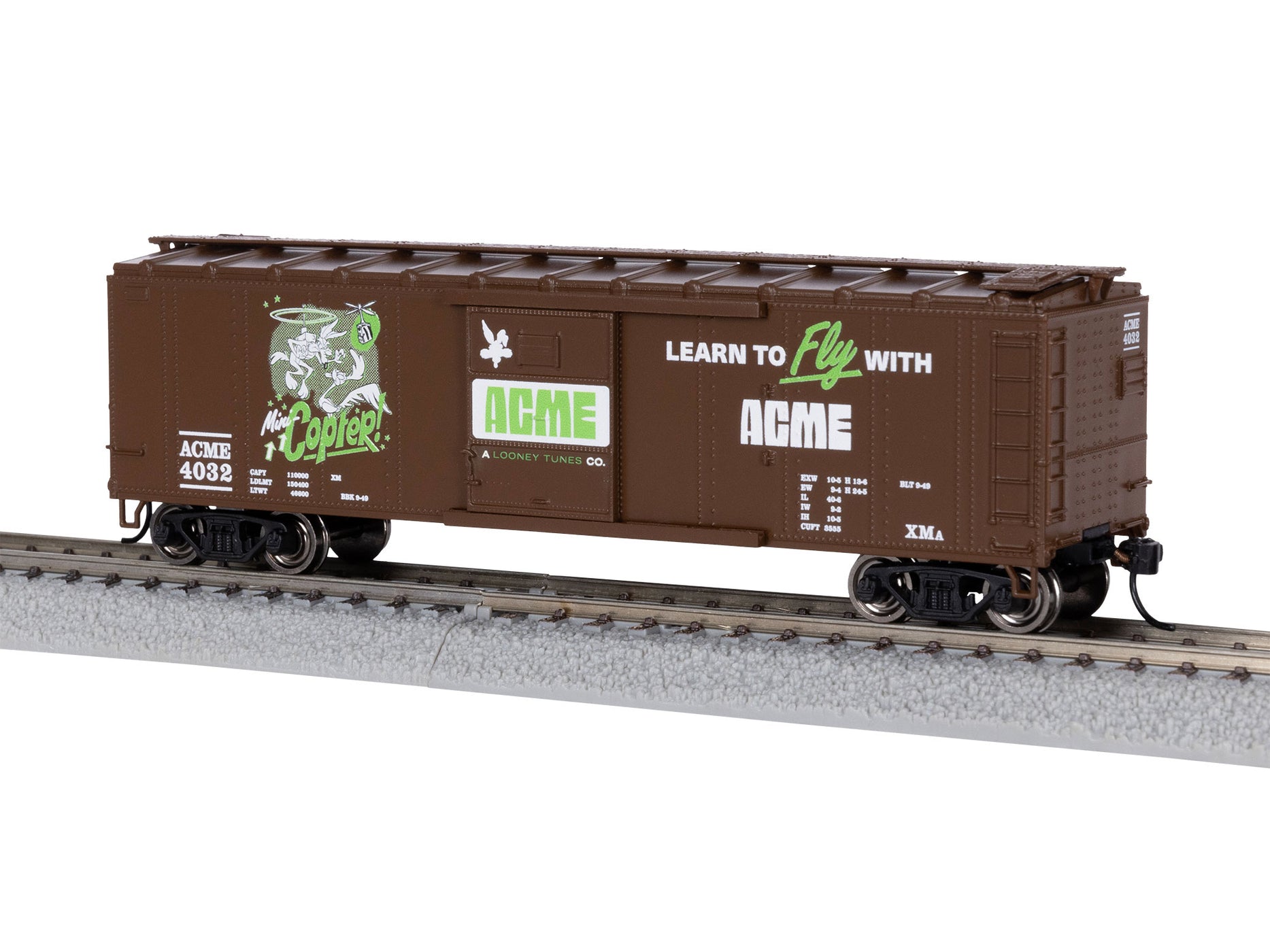 Lionel 2454230 HO Scale 40' Boxcar Looney Tunes Acme Mini Copter ...