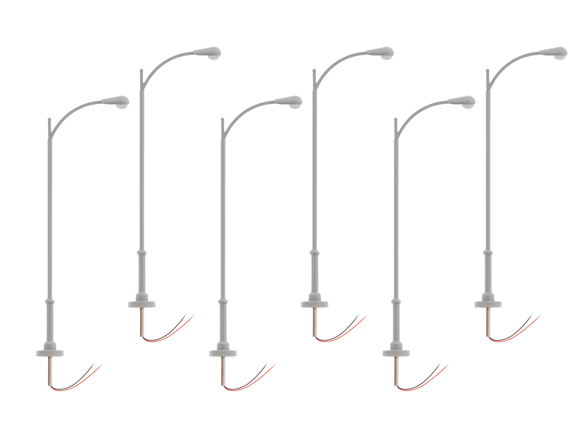Lionel 2456136 HO Scale LED Single Lamp Extended Pole – Gray (6 Pack ...