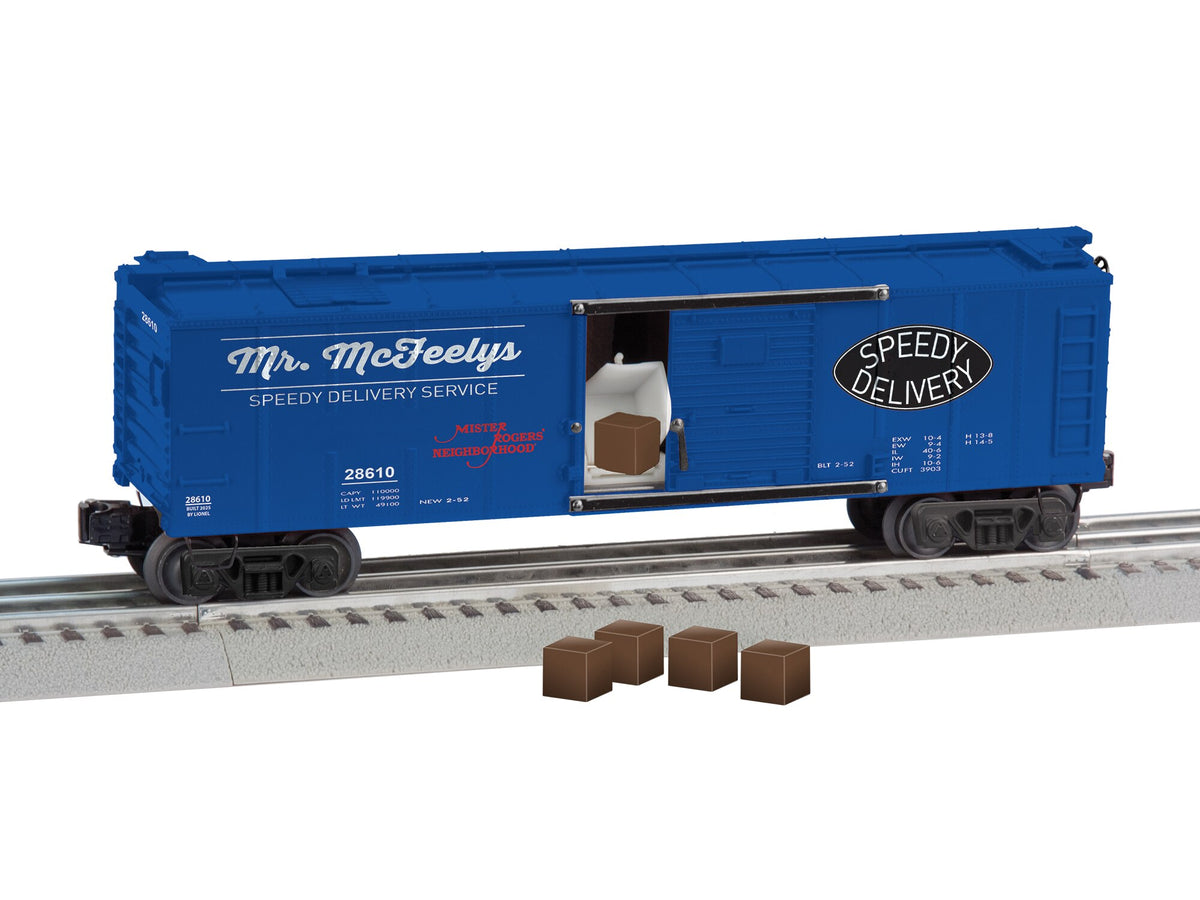 Lionel 2528610 O Gauge Mister Rogers Mr. McFeely Mail Car — White Rose ...