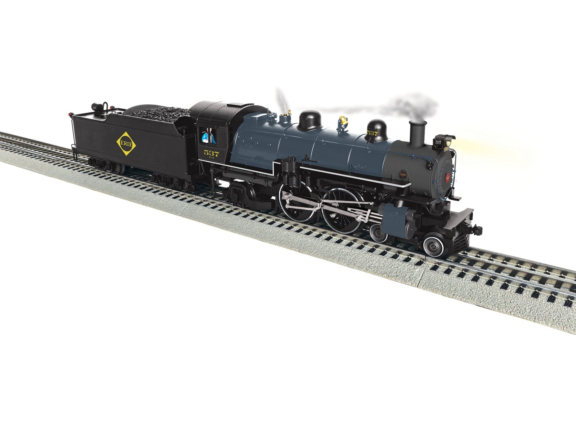 Lionel 2531620 O Gauge LEGACY 4-4-2 A6 Atlantic Steam Loco Erie 537 (B ...