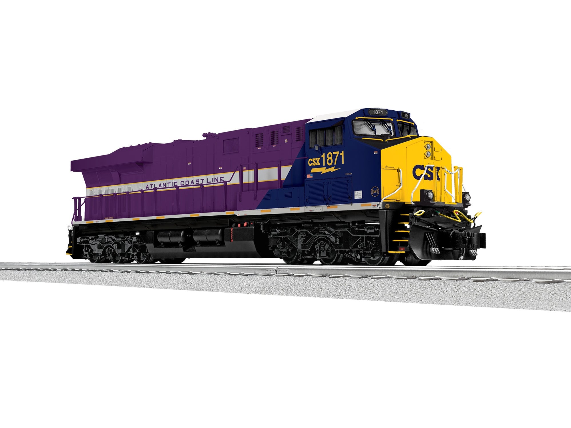 Lionel 2533549 O Gauge Non Powered GE ES44 CSX 1871 (Atlantic Coast Li ...