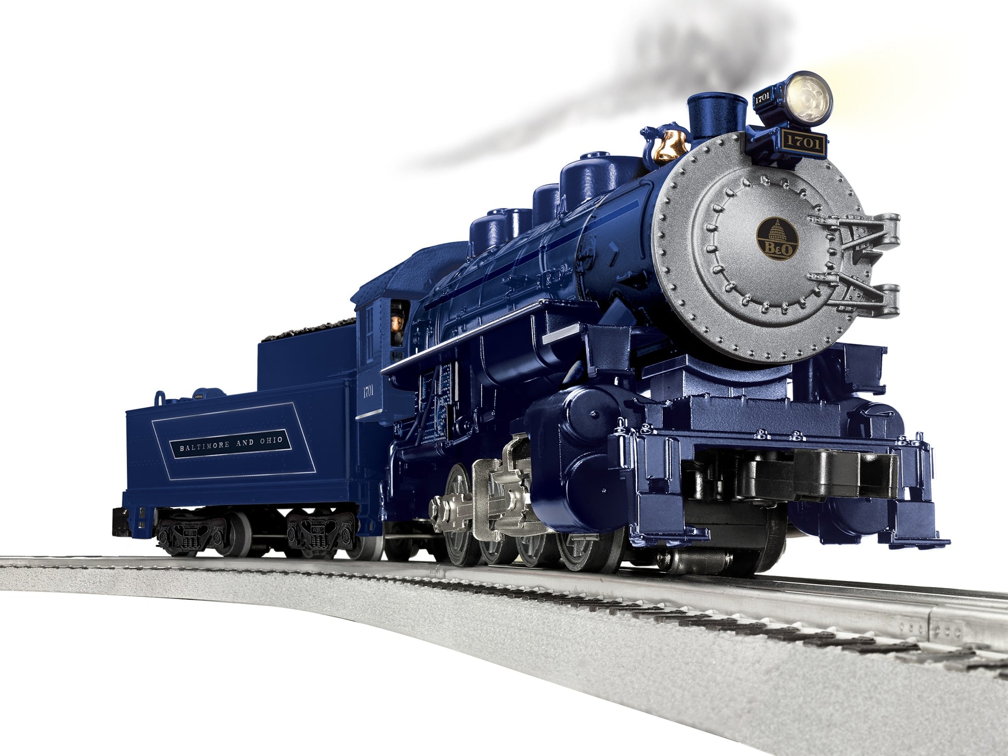 Lionel 2545040 O Gauge LionChief 0-8-0 Steam Loco Baltimore & Ohio B&O ...