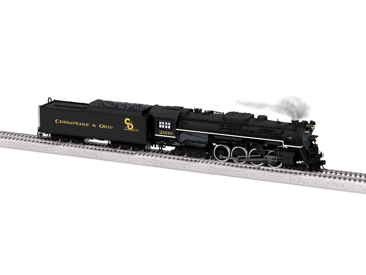 Lionel 2572020 HO Scale 2-8-4 Berkshire Steam Loco Chesapeake & Ohio 2 ...