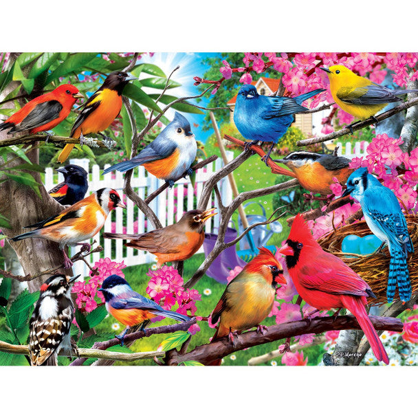 MasterPieces 32277 Audubon: Hidden in the Branches (Birds) Puzzle 1000 ...
