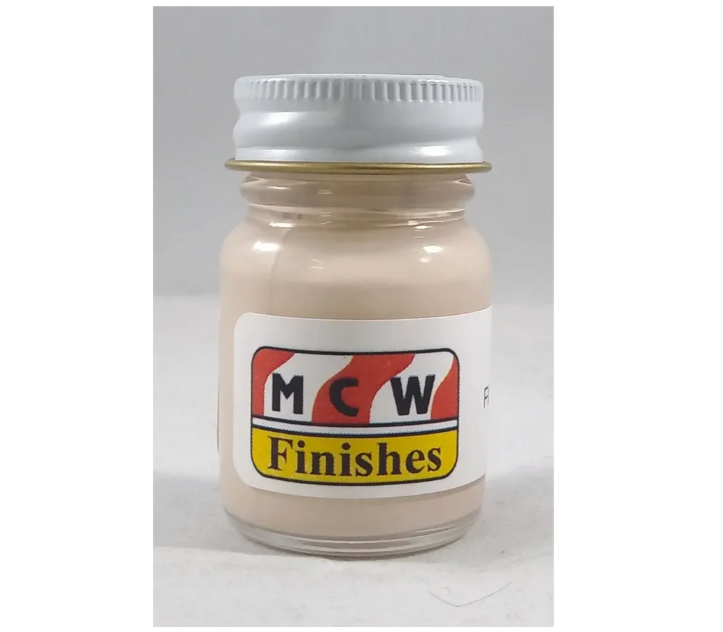 MCW Finishes 10015E Flat Light Flesh Enamel Paint 15ml (0.5oz) — White ...