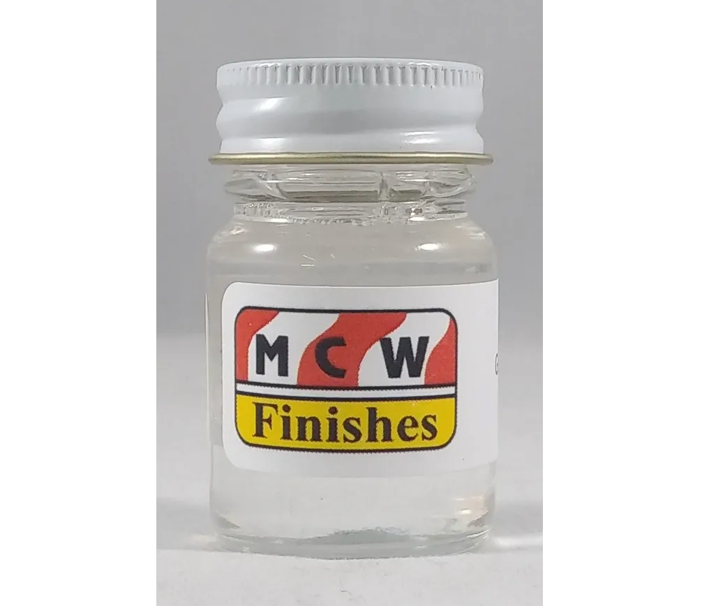 MCW Finishes 1017E Gloss Clear Enamel Paint 15ml (0.5oz) — White Rose ...