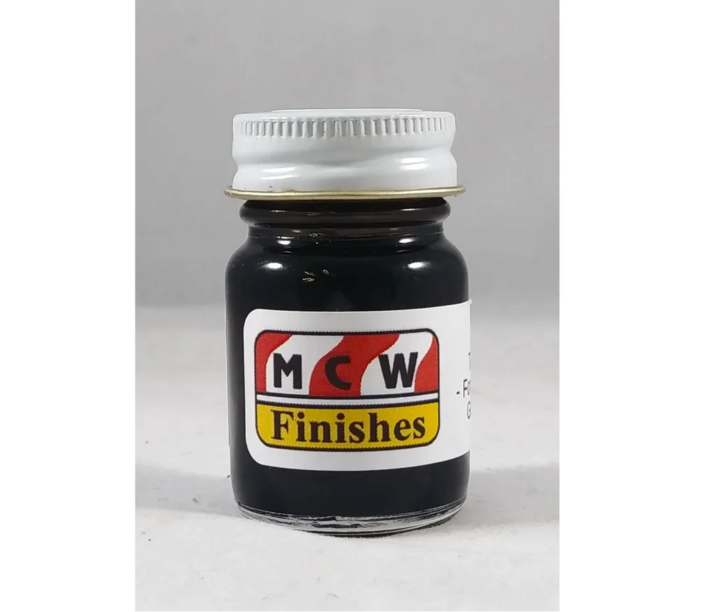 MCW Finishes 11001E Tinting Black Enamel Paint 15ml (0.5oz) — White ...