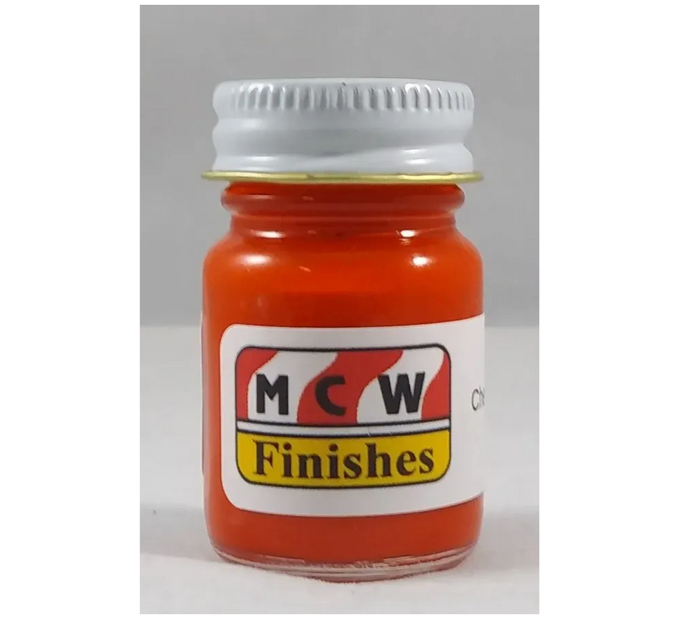 MCW Finishes 1401E Chevy Engine Red Enamel Paint 15ml (0.5oz) — White ...
