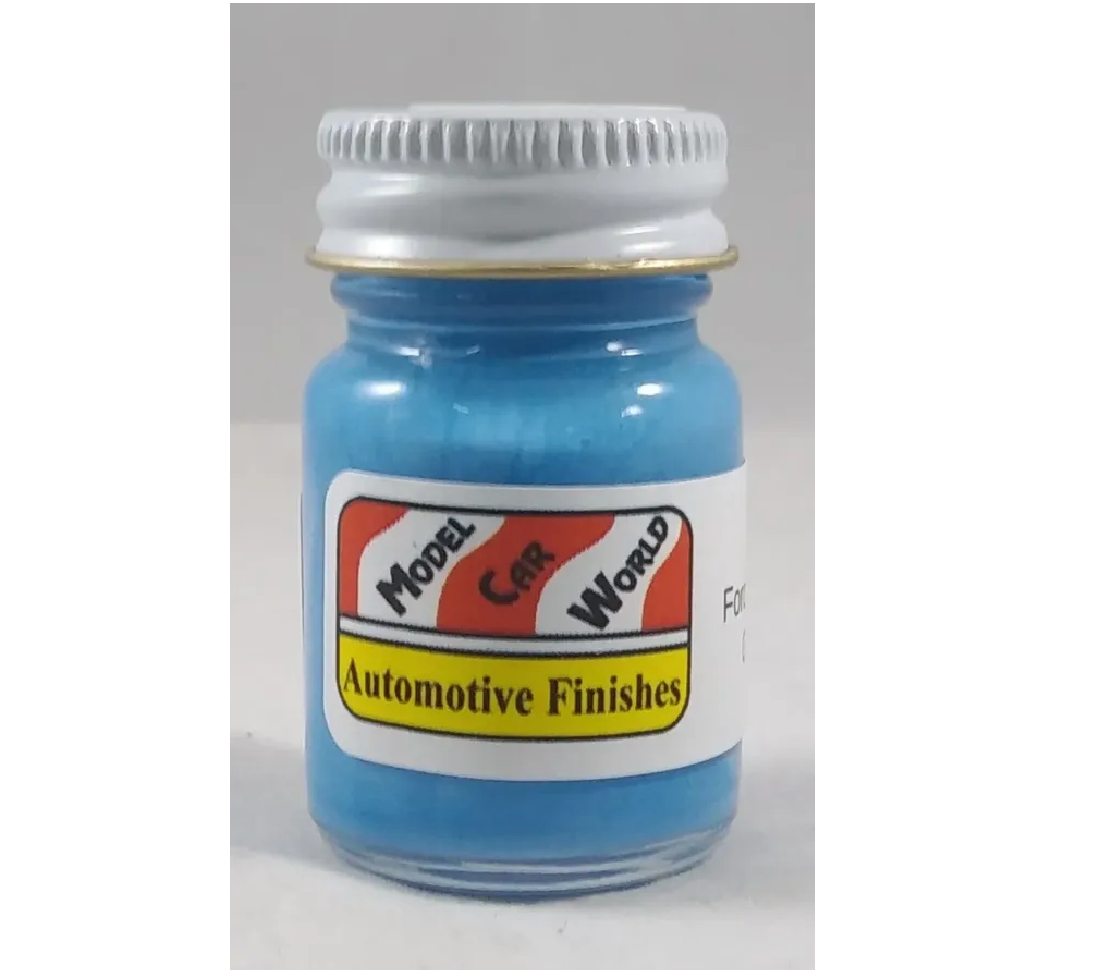 MCW Finishes 1410E Ford Engine Light Blue Enamel Paint 15ml (0.5oz ...