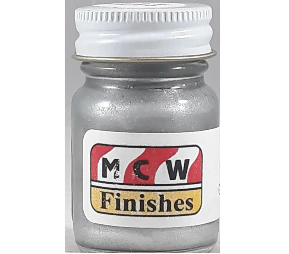 MCW Finishes 2003E Ultra Silver Enamel Paint 15ml (0.5oz) — White Rose ...