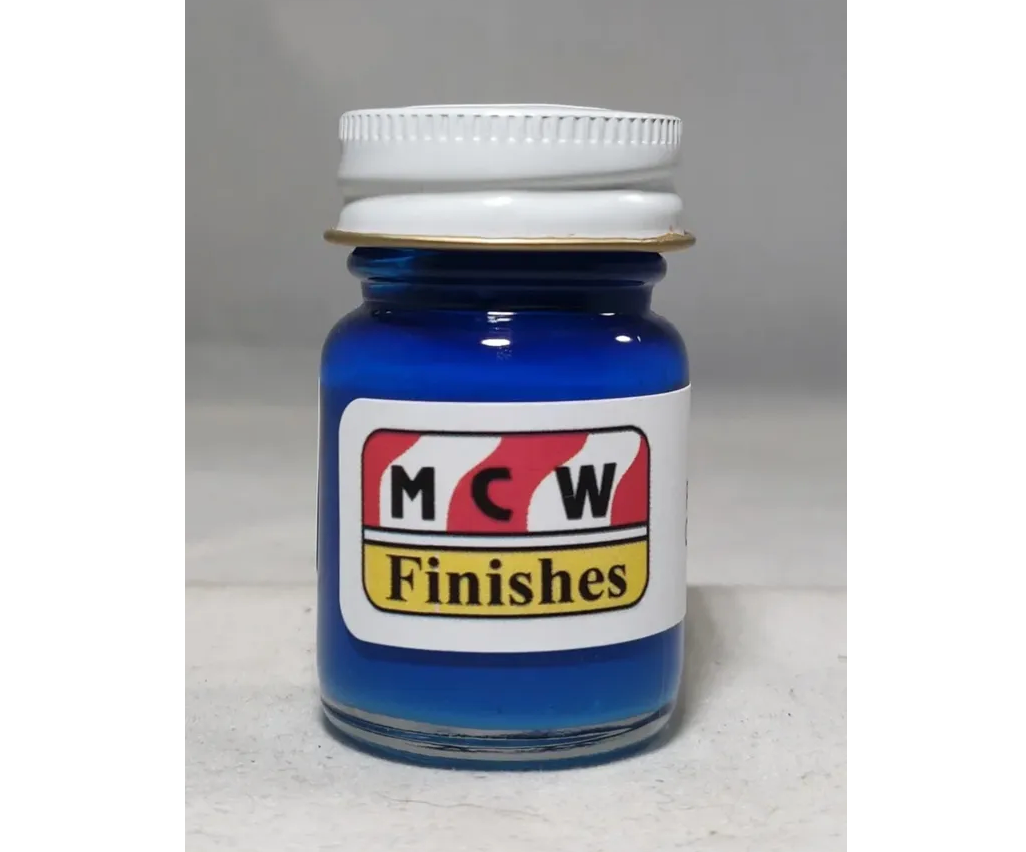 MCW Finishes 2005E Pageant Blue Enamel Paint 15ml (0.5oz) — White Rose ...