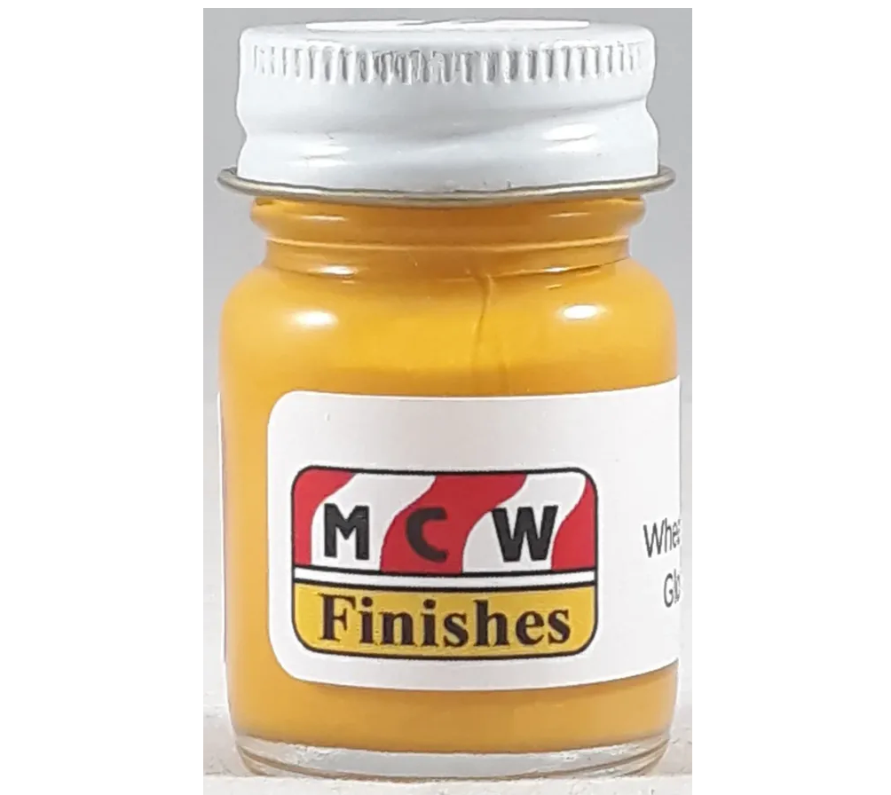 MCW Finishes 2028E Wheatland Yellow Enamel Paint 15ml (0.5oz) — White Rose Hobbies