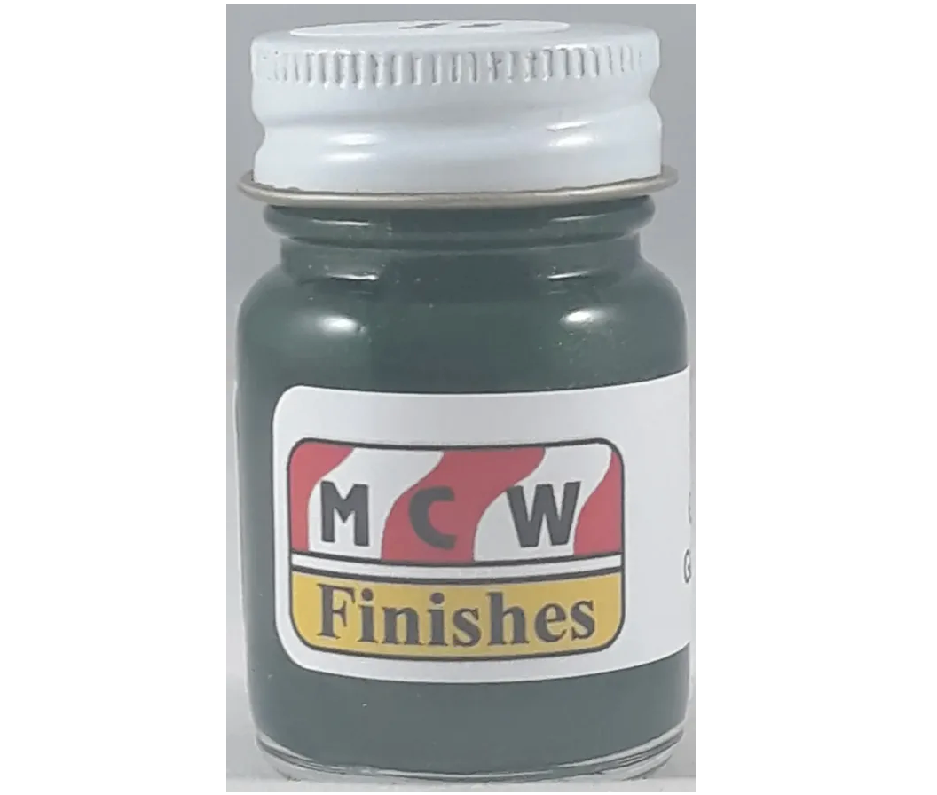 MCW Finishes 2050E Green Metallic Enamel Paint 15ml (0.5oz) — White ...