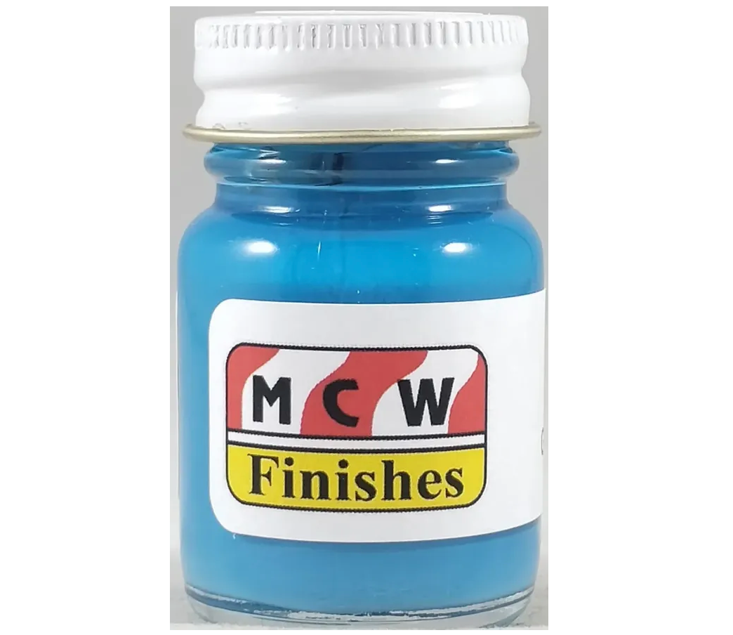 MCW Finishes 2063E Blue Enamel Paint 15ml (0.5oz) — White Rose Hobbies