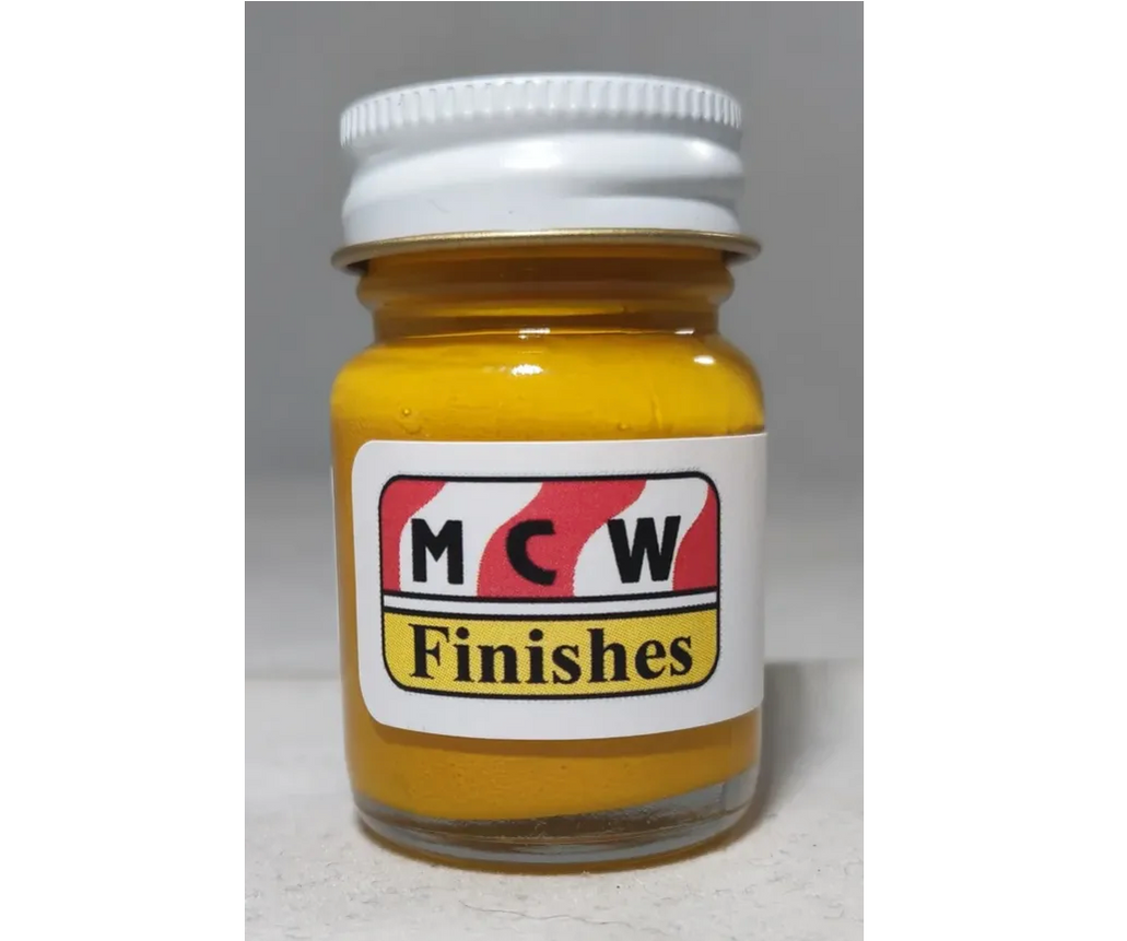MCW Finishes 2120E Orange Enamel Paint 15ml (0.5oz) — White Rose Hobbies