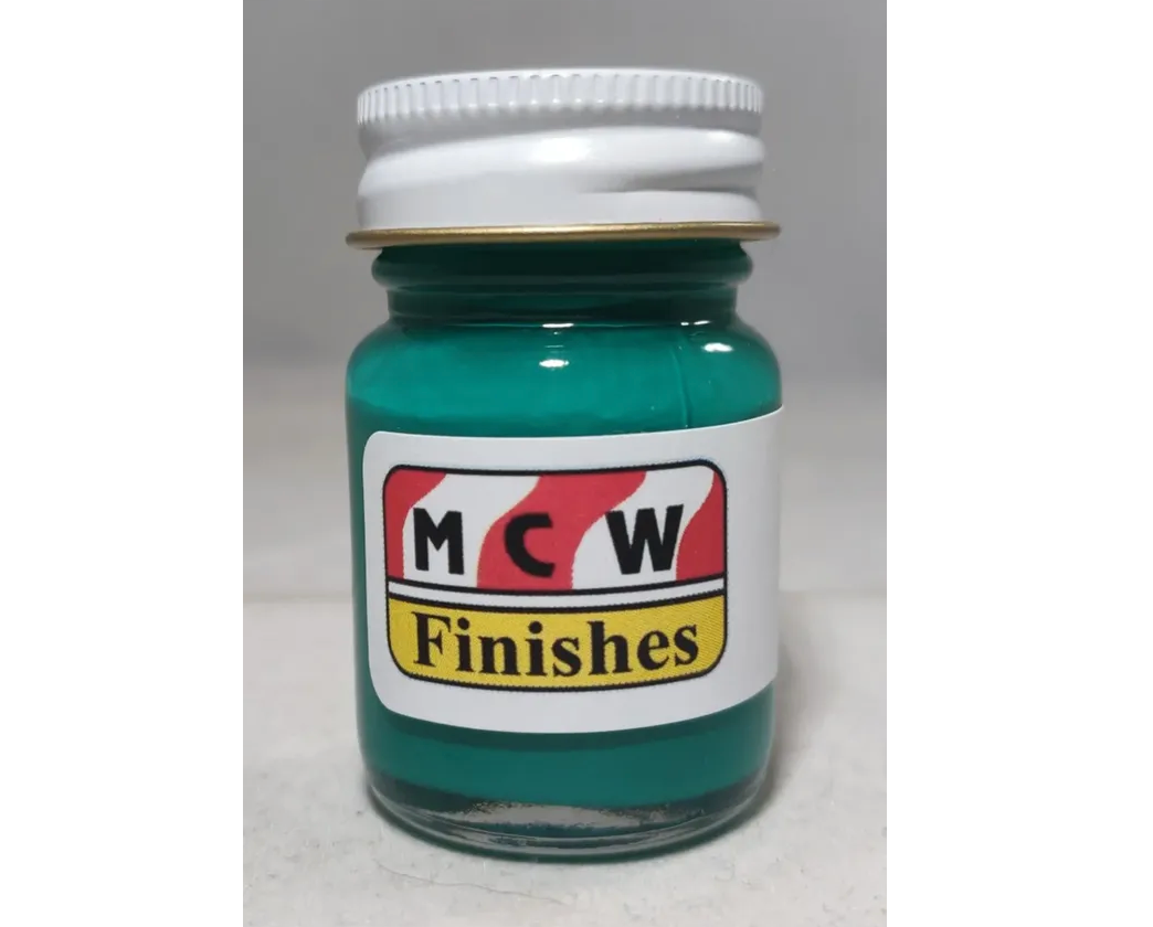 MCW Finishes 2122E Green Enamel Paint 15ml (0.5oz) — White Rose Hobbies