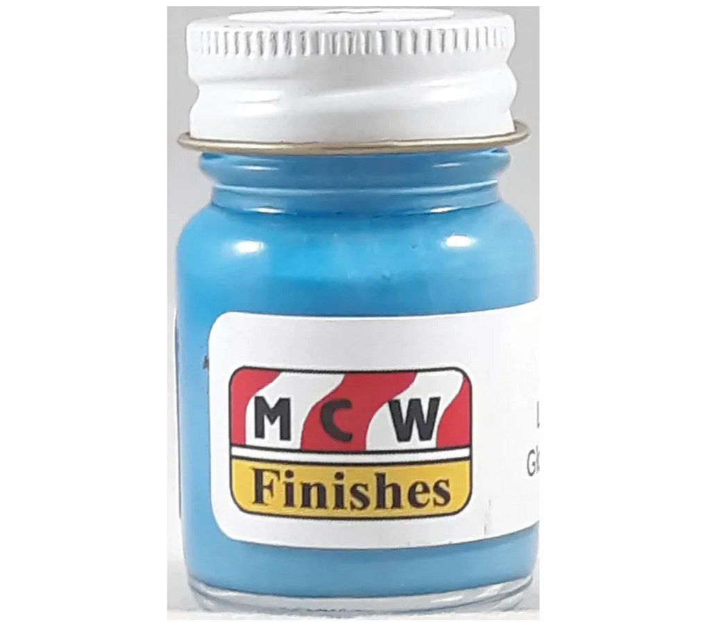 MCW Finishes 2161E Light Blue Enamel Paint 15ml (0.5oz) — White Rose ...