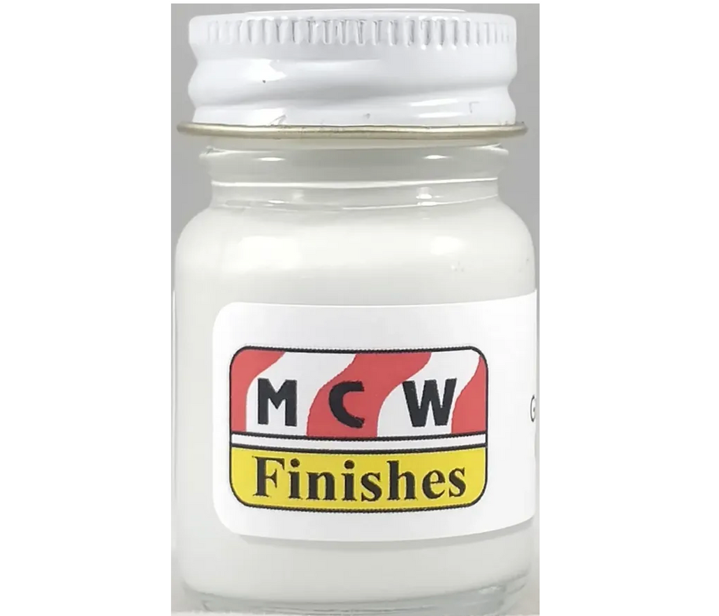 MCW Finishes 2164E Grand Prix White Enamel Paint 15ml (0.5oz) — White ...