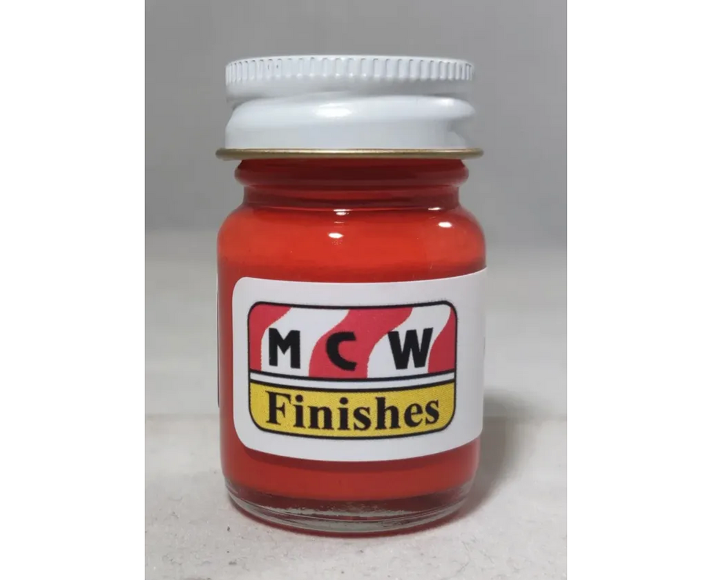 MCW Finishes 5601E Matador Red Enamel Paint 15ml (0.5oz) — White Rose ...