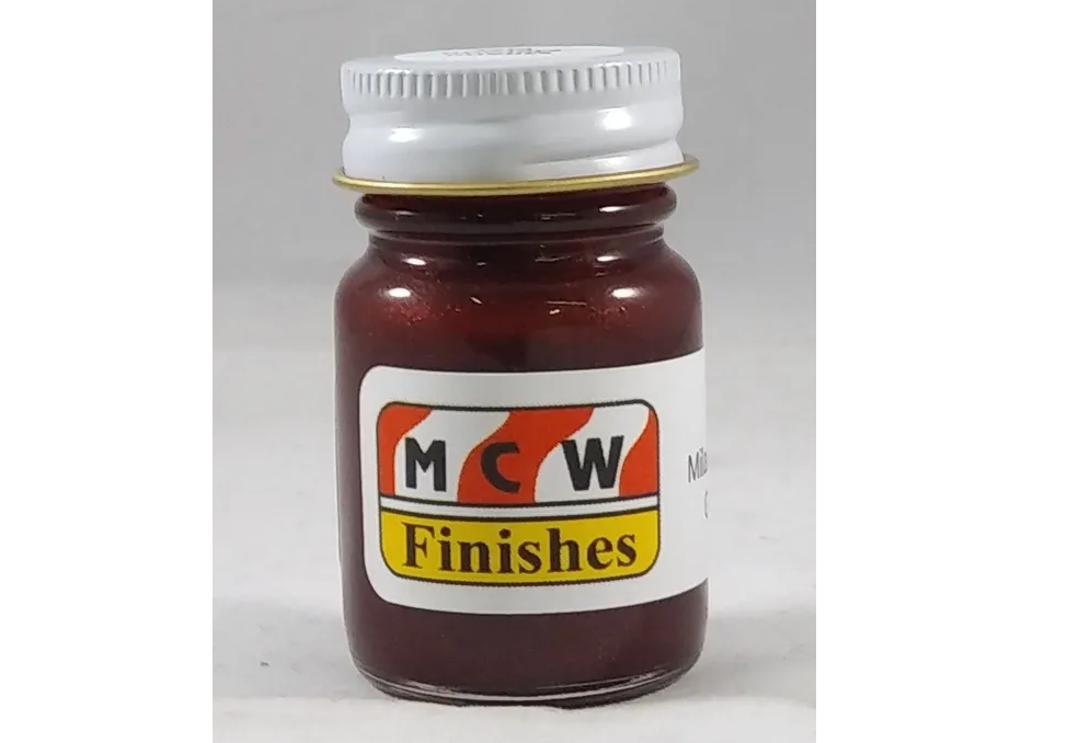 MCW Finishes 6501E Milano Maroon Metallic Enamel Paint 15ml (0.5oz ...