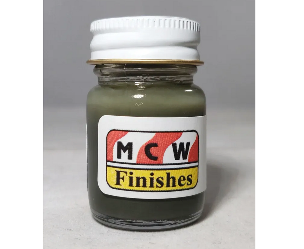 MCW Finishes MIL1103E Flat Dunkelgrun RLM71 Enamel Paint 15ml (0.5oz ...