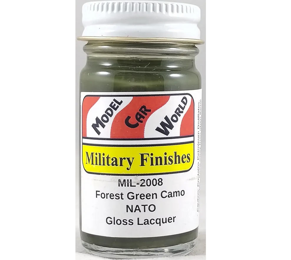 MCW Finishes MIL2008 Nato Forest Green Lacquer Paint 15ml (0.5oz ...
