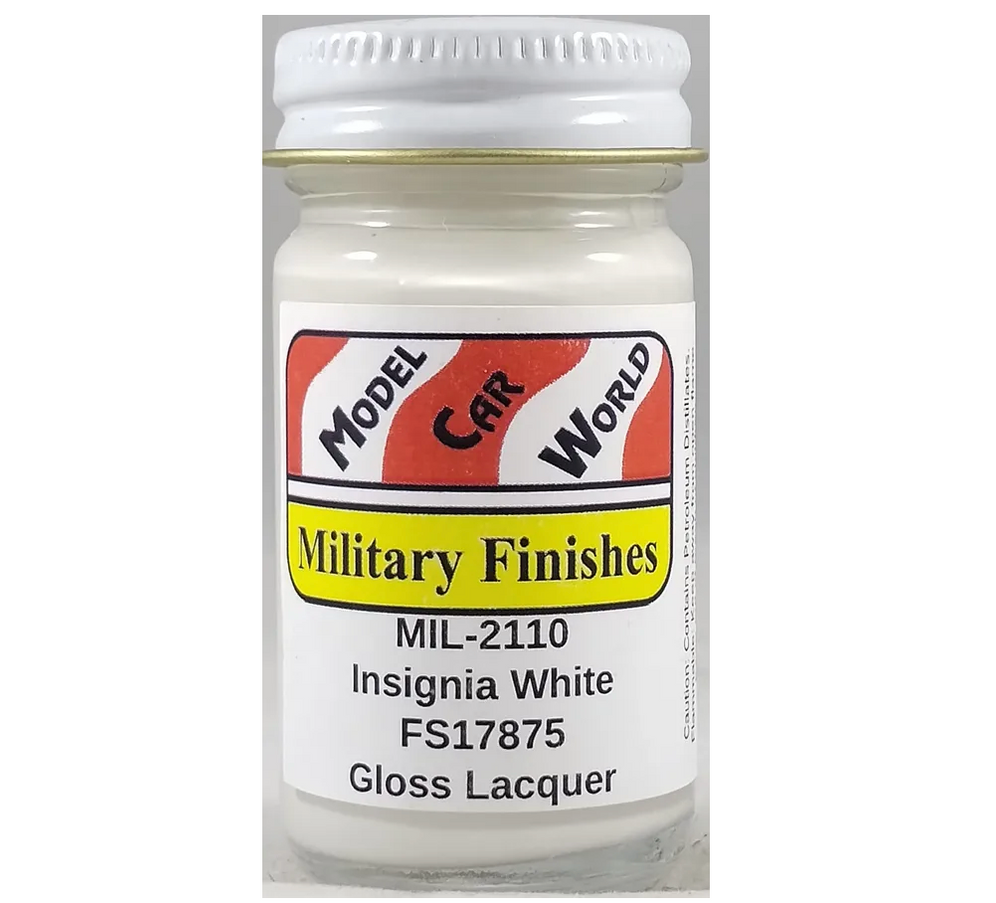 MCW Finishes MIL2110 Insignia White FS17875 Lacquer Paint 15ml (0.5oz ...