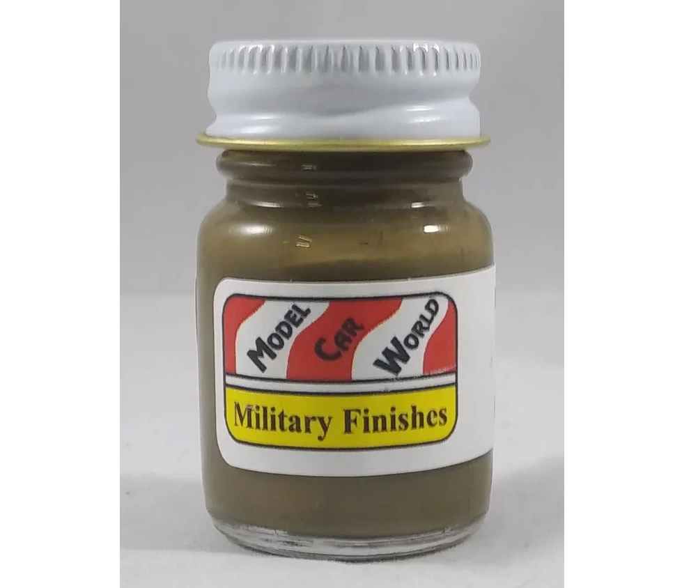 MCW Finishes MIL2132E Flat Olive Drab FS33070 Enamel Paint 15ml (0.5oz ...
