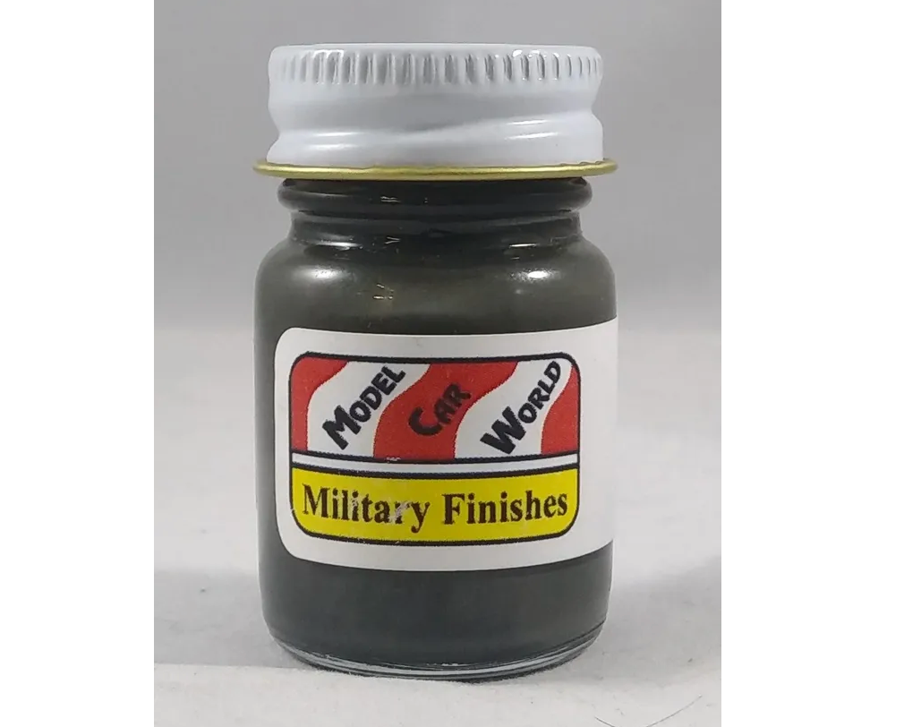 MCW Finishes MIL2169E Flat Green Drab FS34086 Enamel Paint 15ml (0.5oz ...