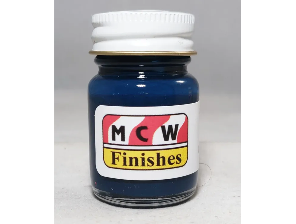 MCW Finishes TRN1009E CSX YN3 Blue Enamel Paint 15ml (0.5oz) — White ...