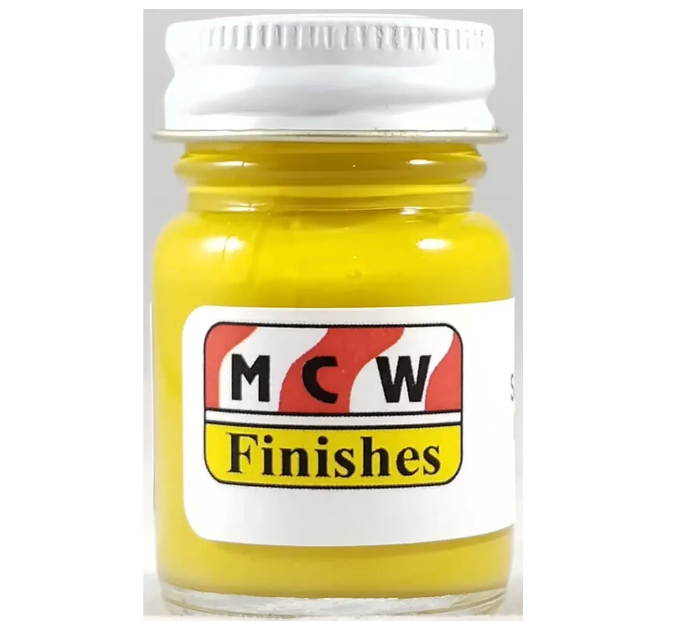 MCW Finishes TRN1011E Santa Fe Yellow Enamel Paint 15ml (0.5oz) — White ...