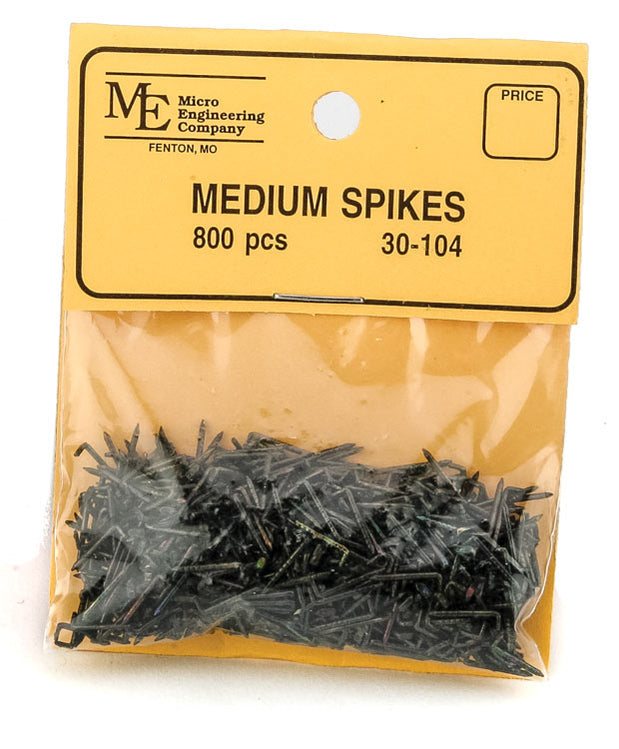 Micro Engineering 30-104 HO Scale Medium Spikes 800 Pack — White Rose ...