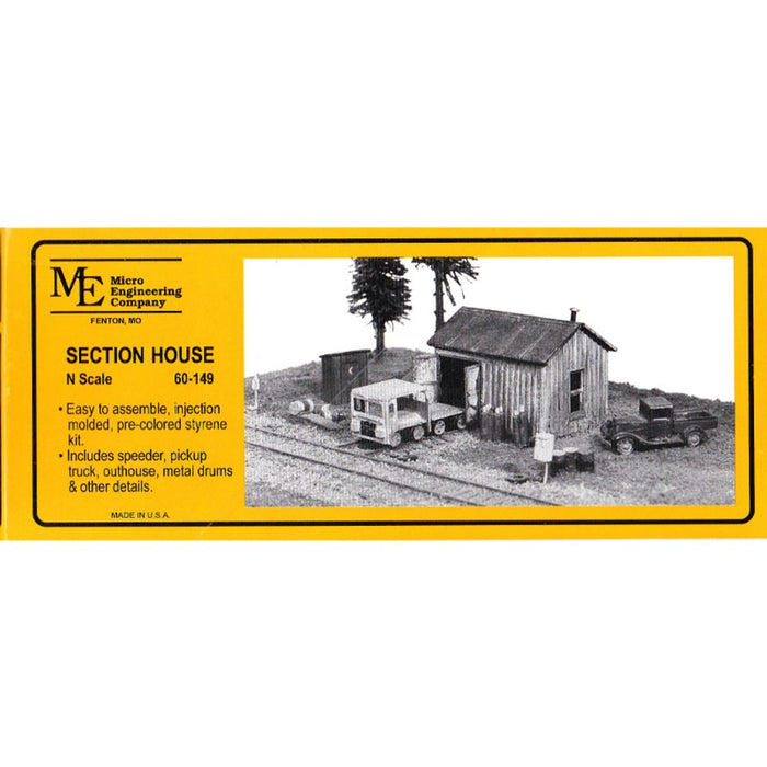 Micro Engineering 60-149 N Scale Section House Kit — White Rose Hobbies